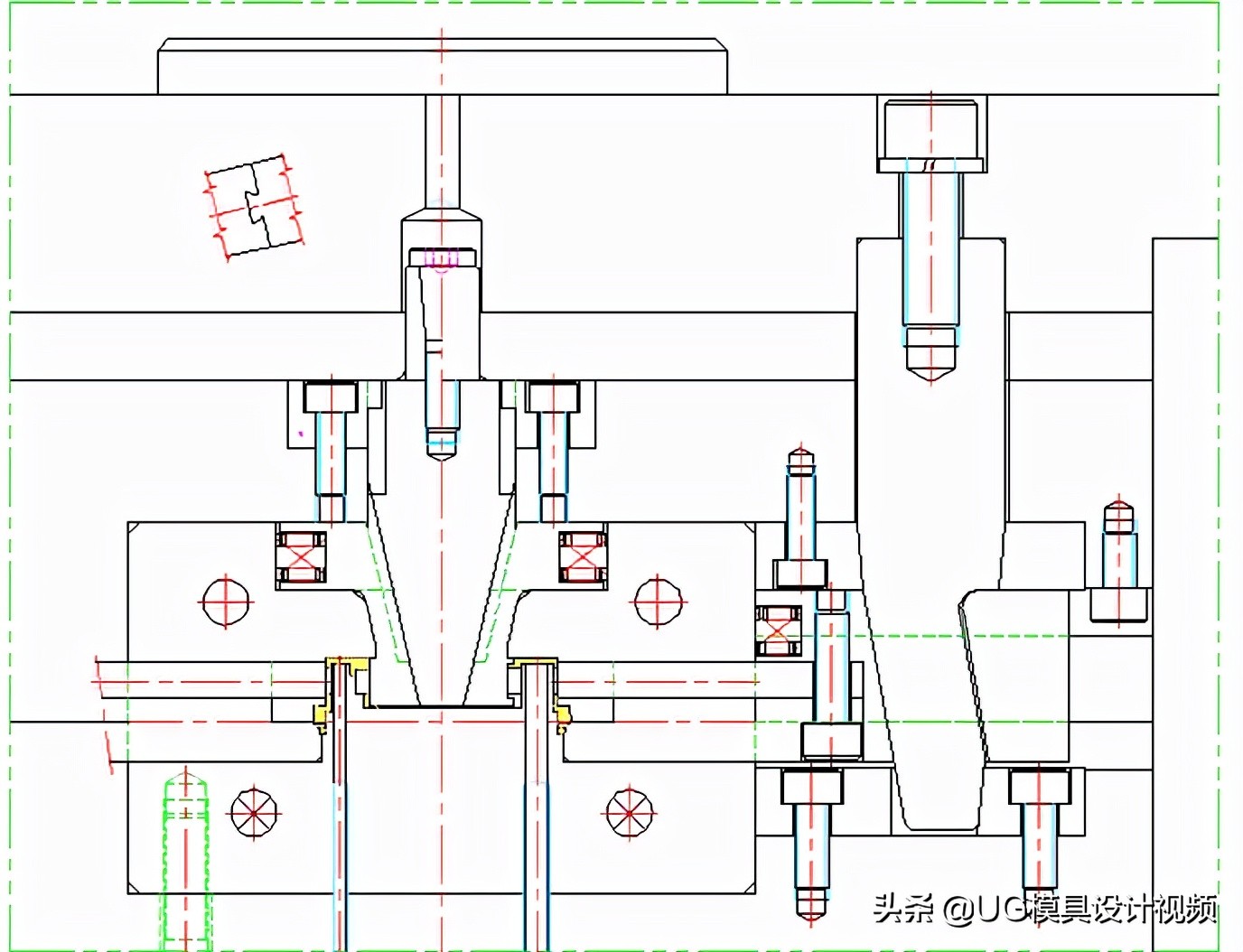 UG mold design 38 kinds of mold structures with heart to prevent future ...