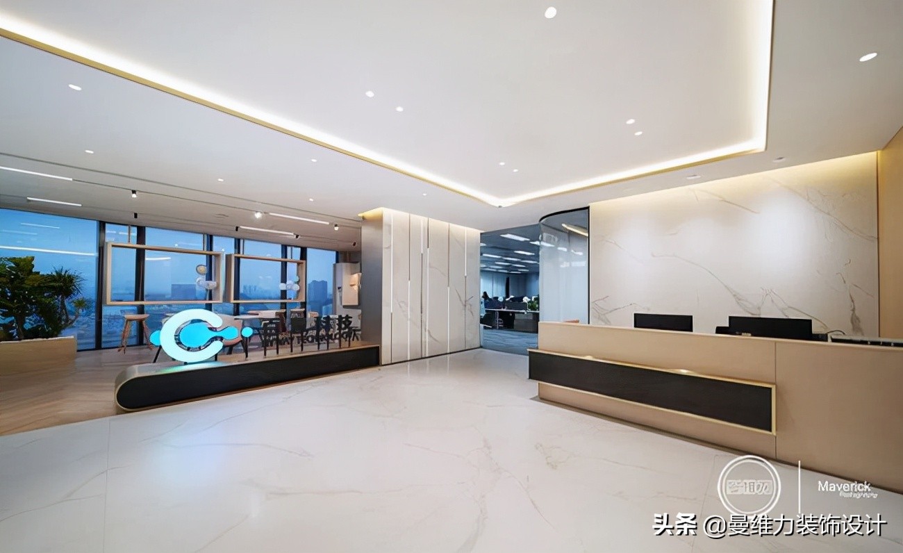 Simple and neat, Baihui Technology Office Appreciation - iNEWS