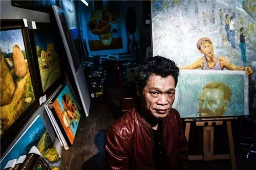 Hunan man imitated Van Gogh for more than 20 years. After seeing the ...