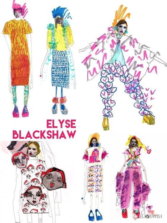 Fashion illustrator's grotesque aesthetics, painted like this, Saint ...