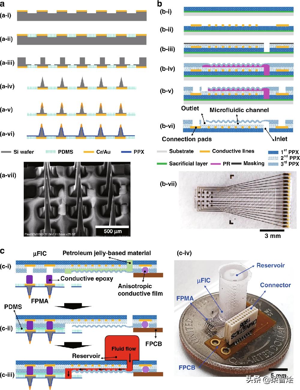 Directly into the brain: a flexible neural interface with 3D structure ...