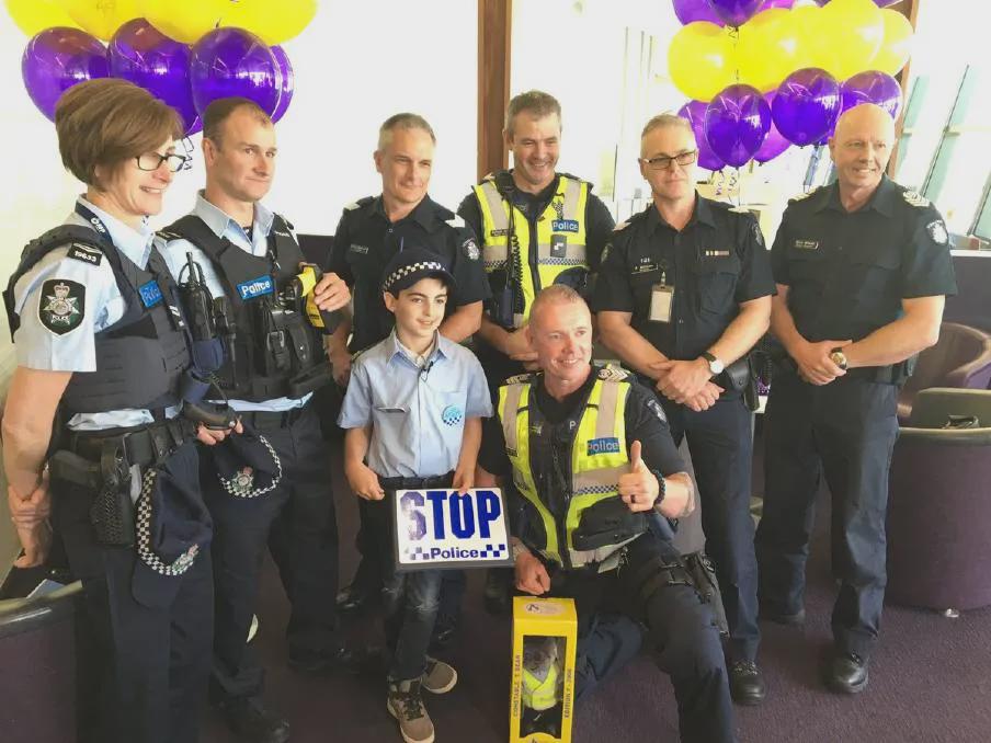 A 10-year-old boy in Australia became the youngest policeman. After ...