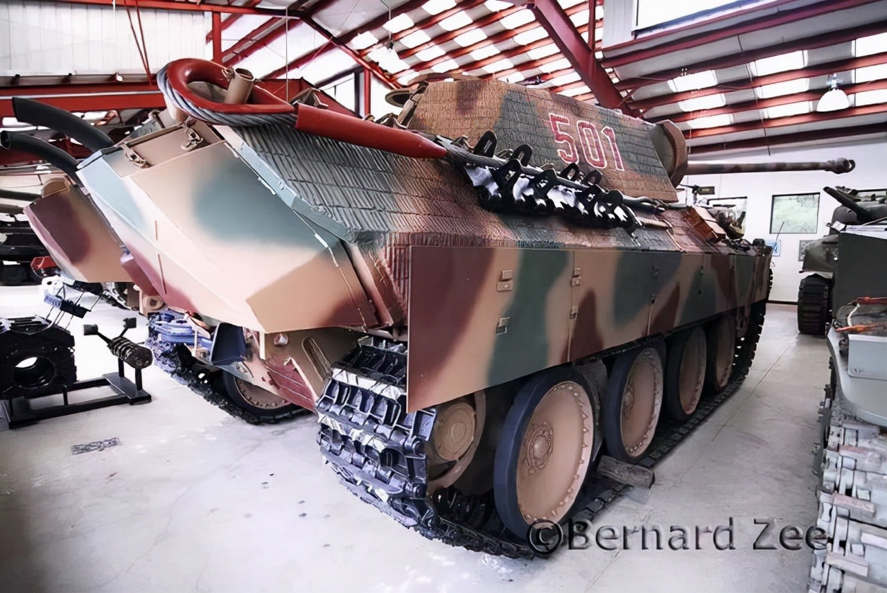 Get into the best-preserved German "Black Panther" medium tank in World ...