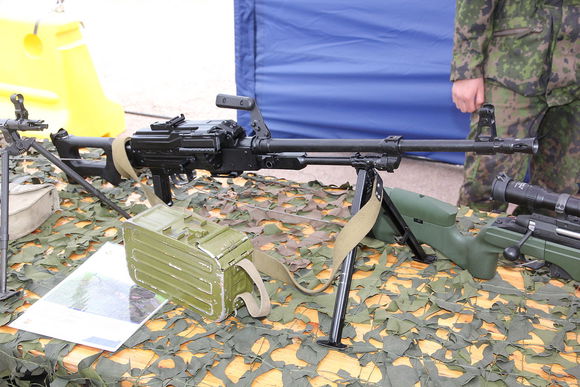 Although the PKM machine gun designed by Kalashnikov is not as famous ...