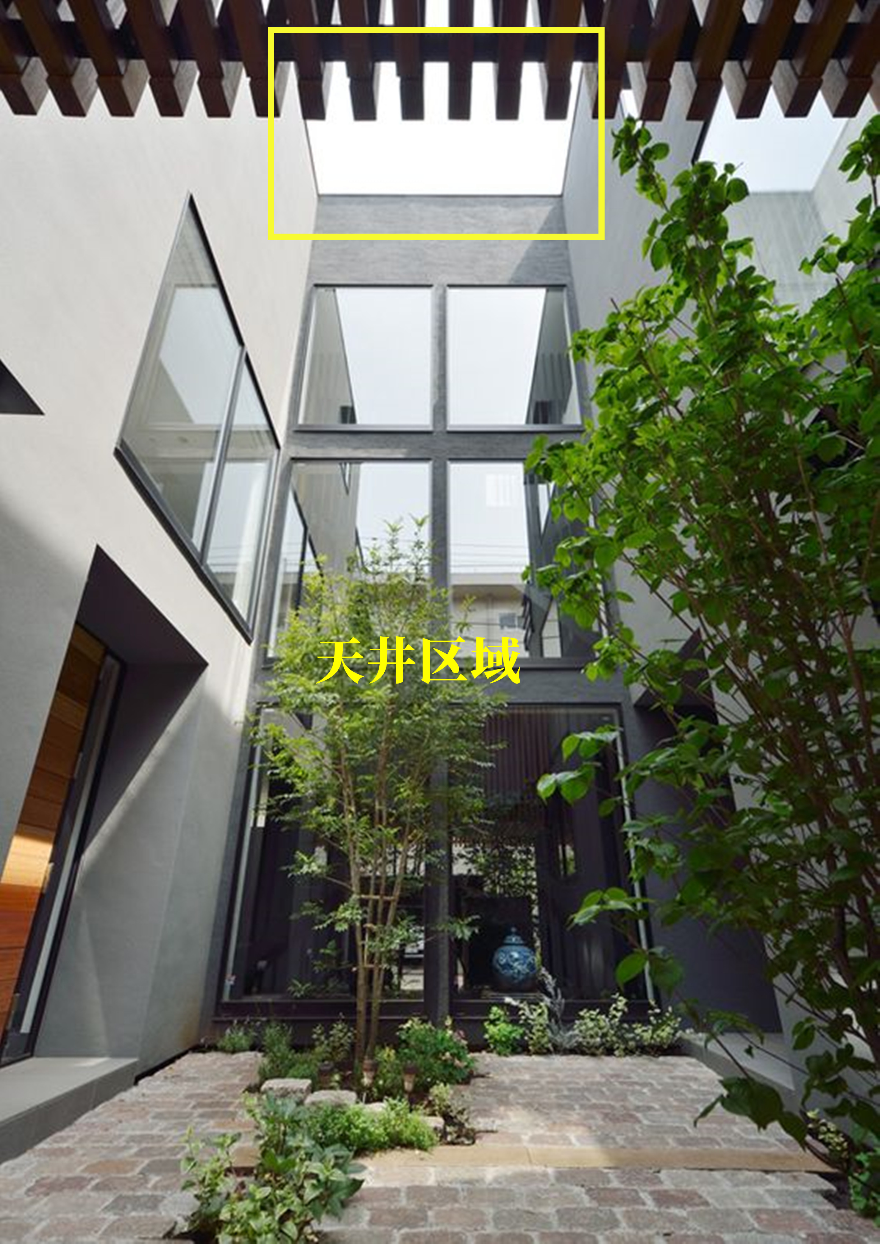 Having a patio is definitely not a "trouble". It extends a 30 cm ...