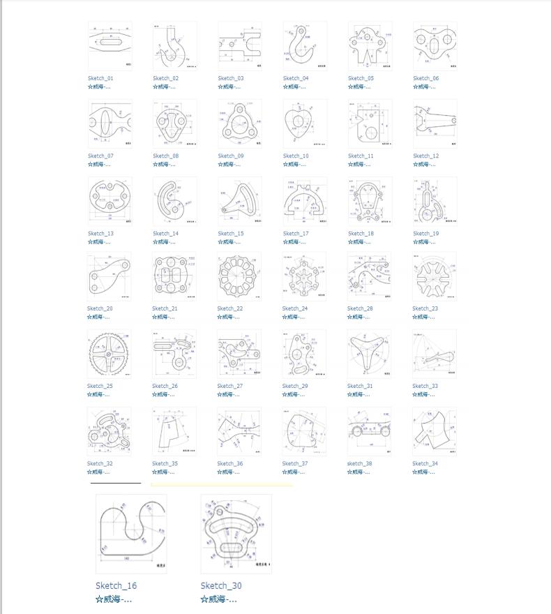 CAD installation packages for each version + more than 300 CAD practice ...