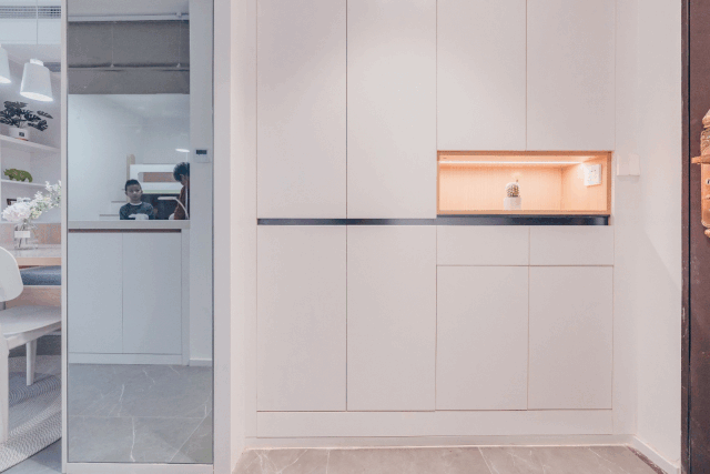 The 58-square-meter cottage has three generations in the same house ...
