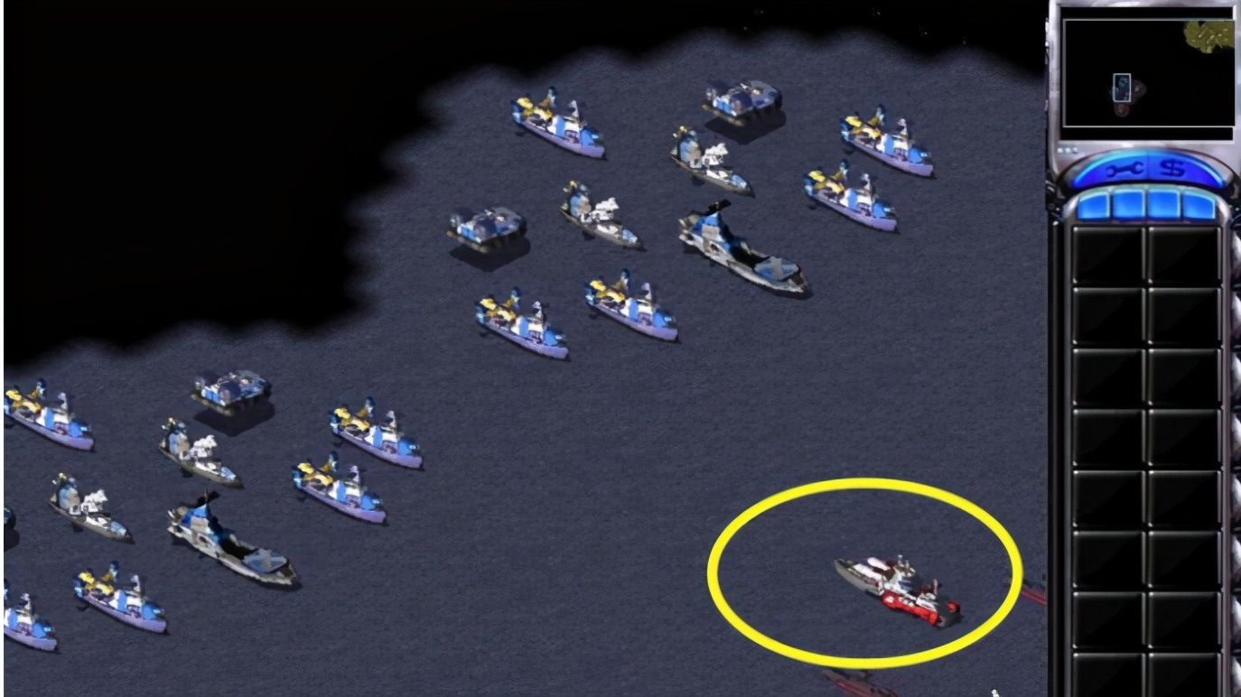 Red Alert 2: Facing the ridged tank group, the Dreadnought-class ...