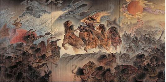 Chi You and Yan Emperor both used cows as their totems, but different ...