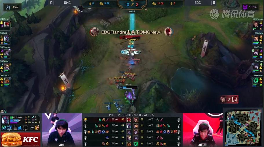 LPL夏季賽第五周第二日，EDG二比零碾壓OMG,EDG狀態穩定 - 資訊咖