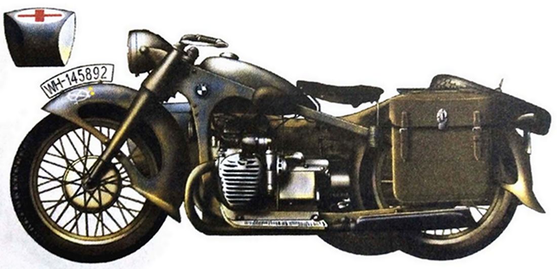 BMW Military Motorcycles, German Military Motorcycles of World War II ...