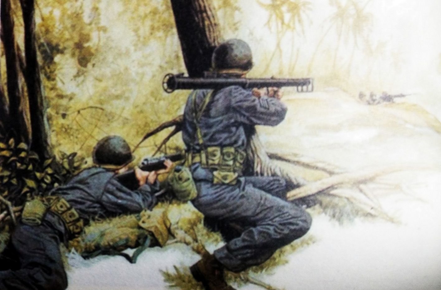 The Bazooka Rocket Launcher of American Light Weapons in World War II ...