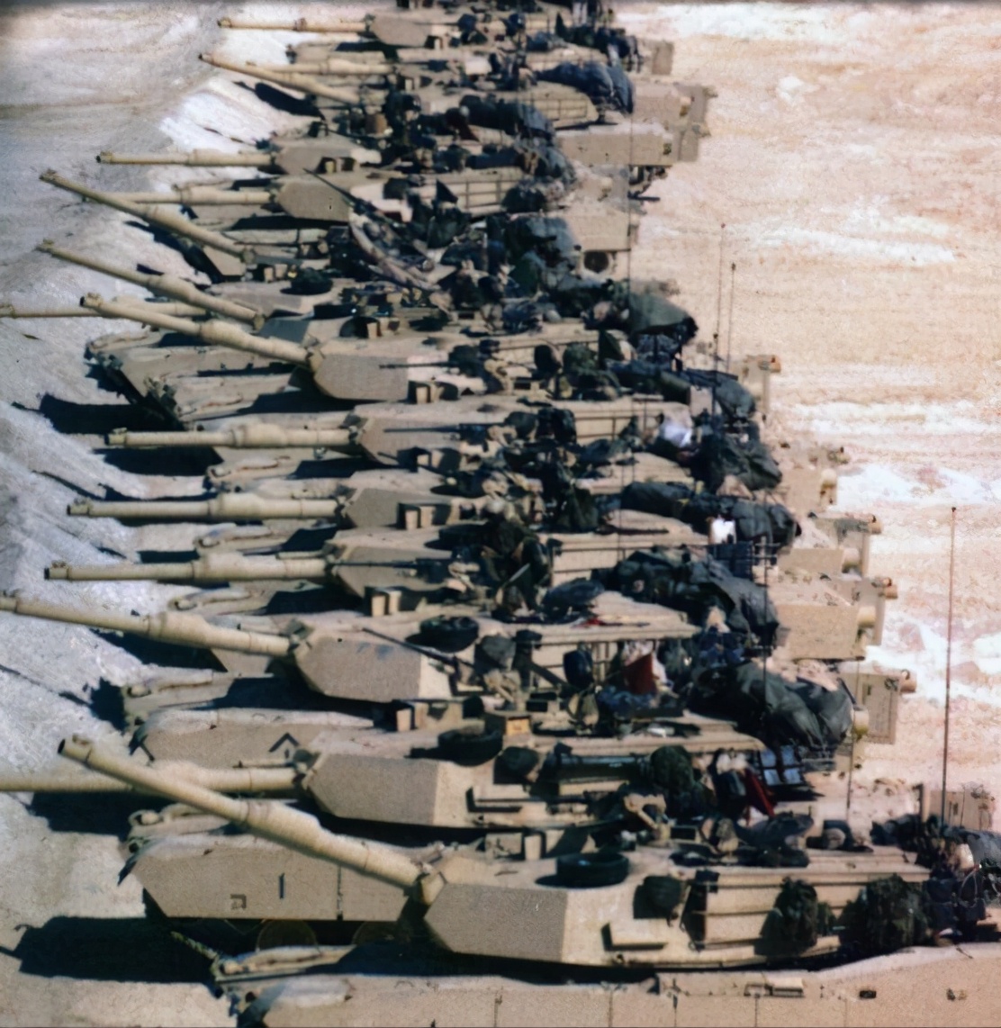 How big is the largest arsenal in the world? Look at the area here, I ...