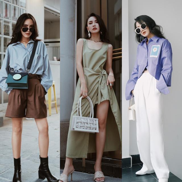 The summer "fashionable outfits" of fashion bloggers, simple and ...