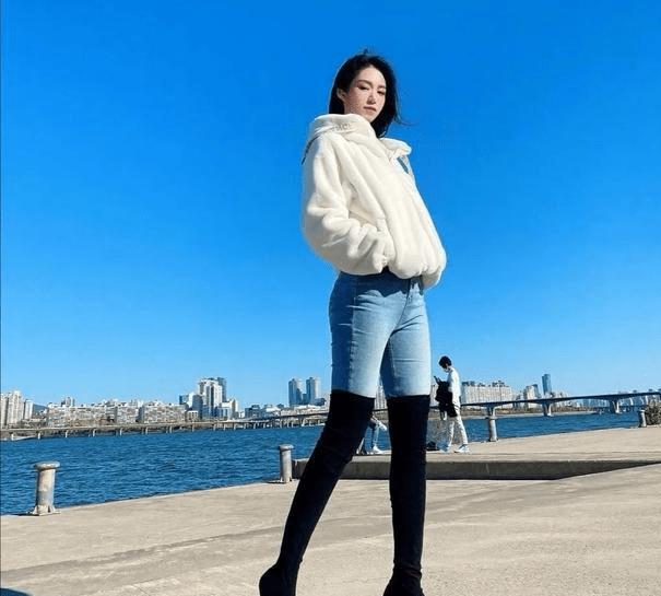 The 170cm tall "lucky girl" in South Korea has an enviable appearance ...