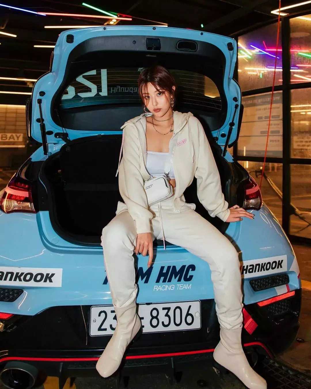 South Korean "female leopard" racer, with first-class skills, a weak ...