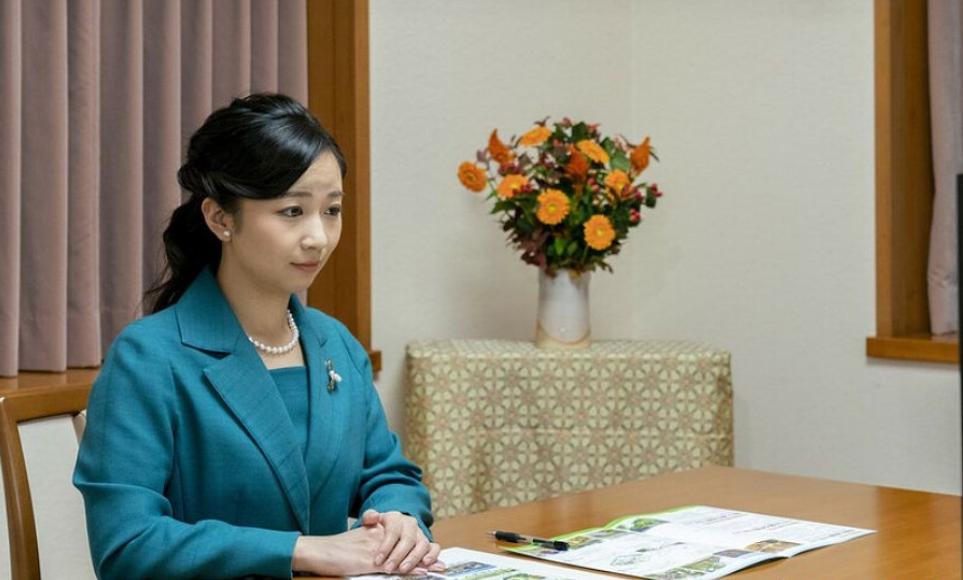 The face of the Japanese imperial family is the princess Kako, taking ...