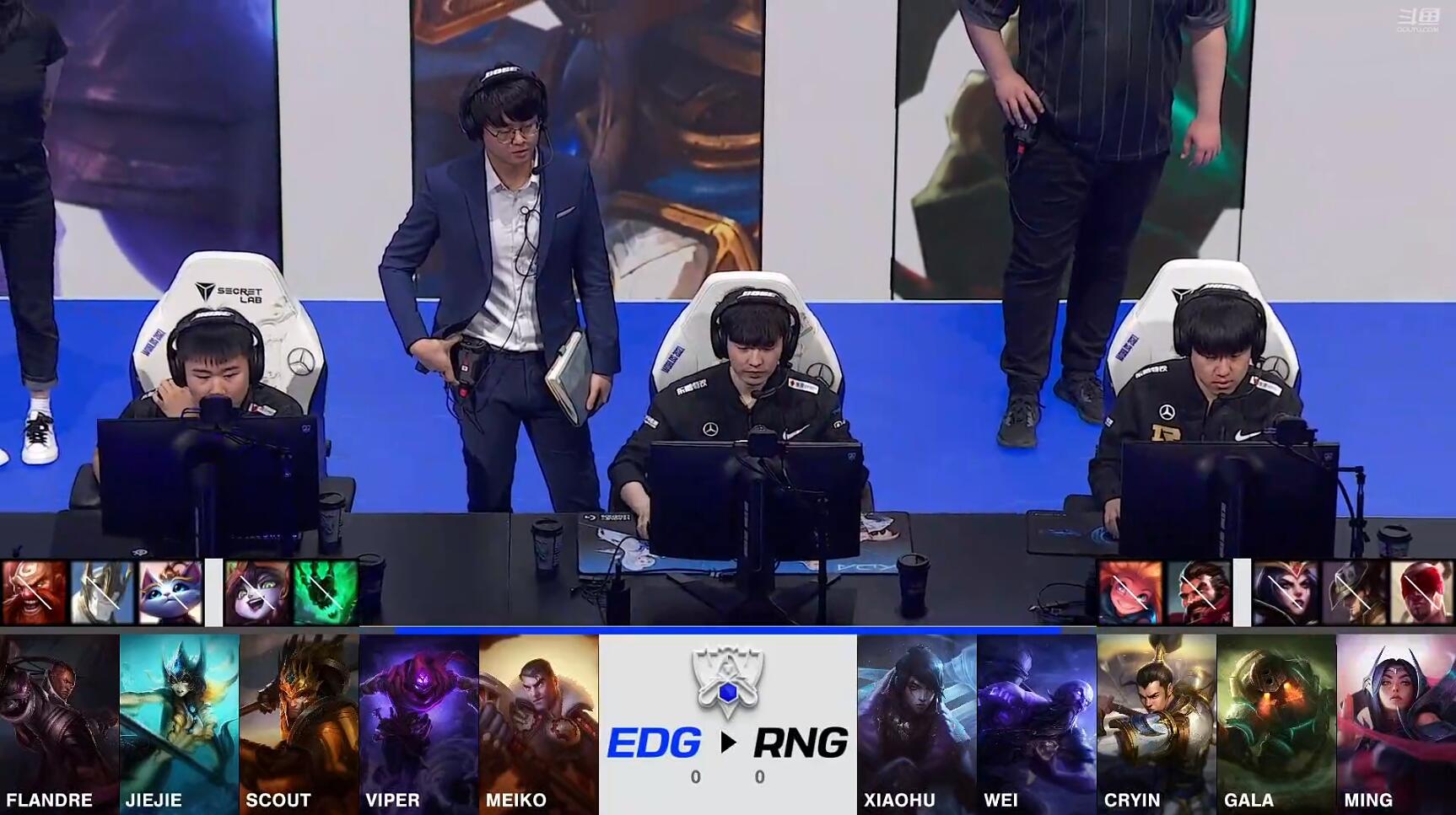 EDG succeeded in catching cats 3:2 and defeated RNG Cryin with difficulty, Annie debuted and ...