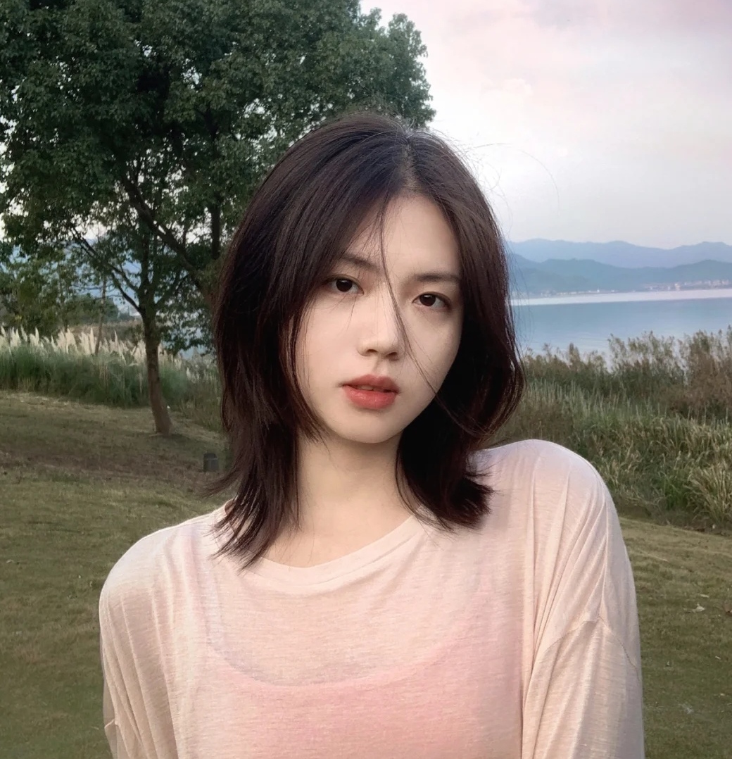 How beautiful a girl with a round face can be, adjust the two “points ...