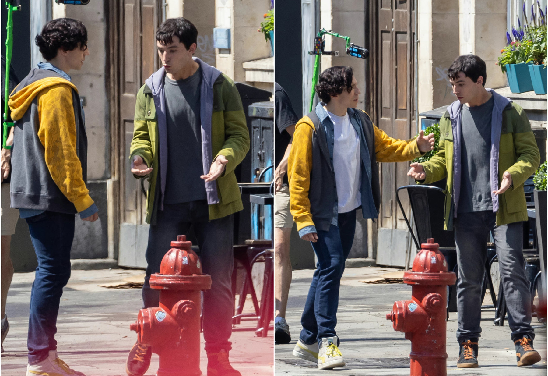 "The Flash" reveals new photos, the Batmobile is unveiled, the two ...
