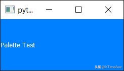 Qt For Python 「PySide6」 創建GUI - 13 Palettes - 資訊咖