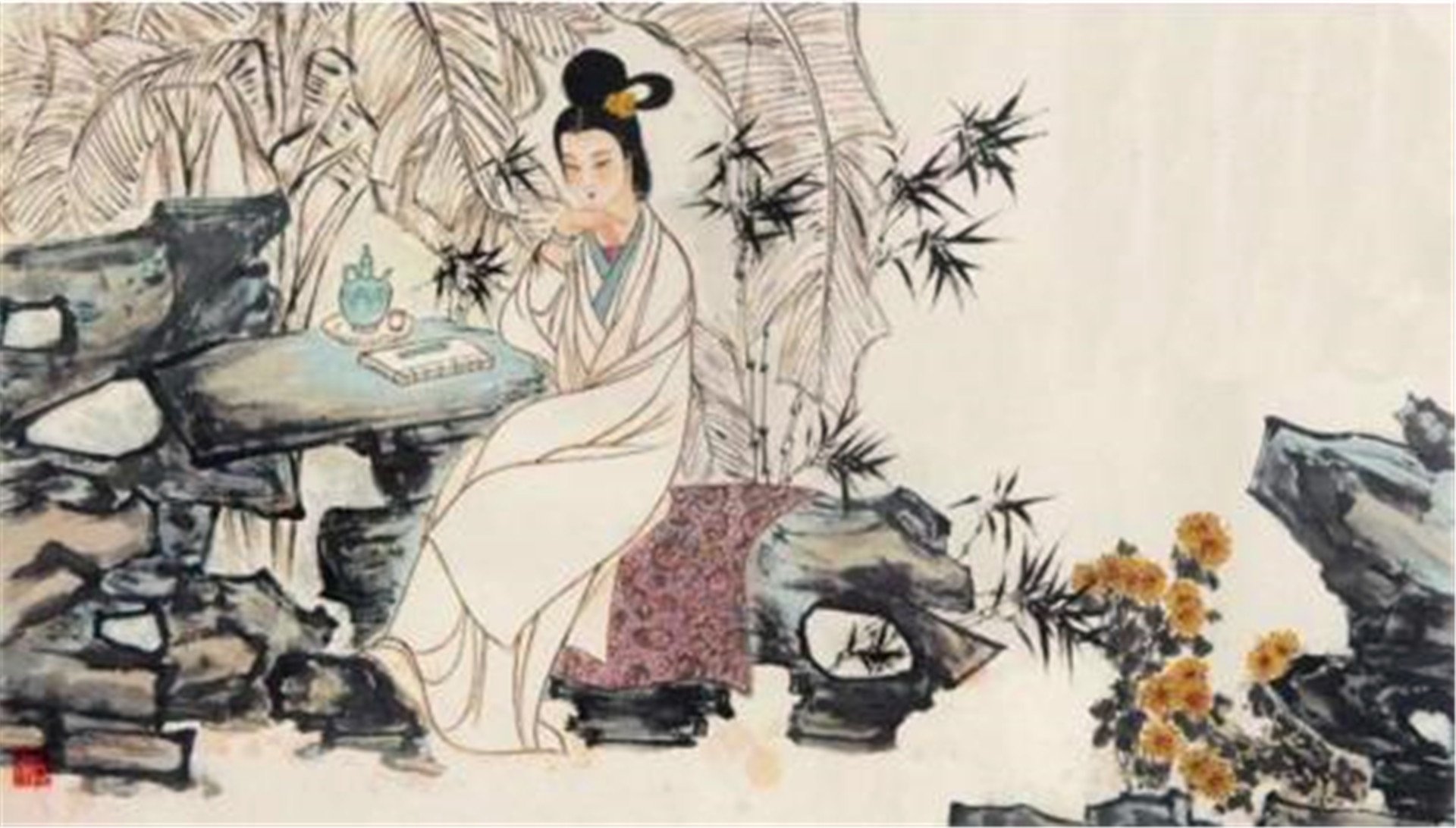 Li Qingzhao, a female poet of the Song Dynasty, the first talented ...