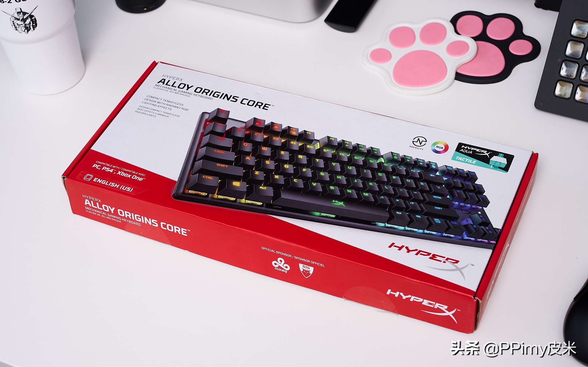87-key silent paragraph axis: HyperX origin mechanical keyboard water ...