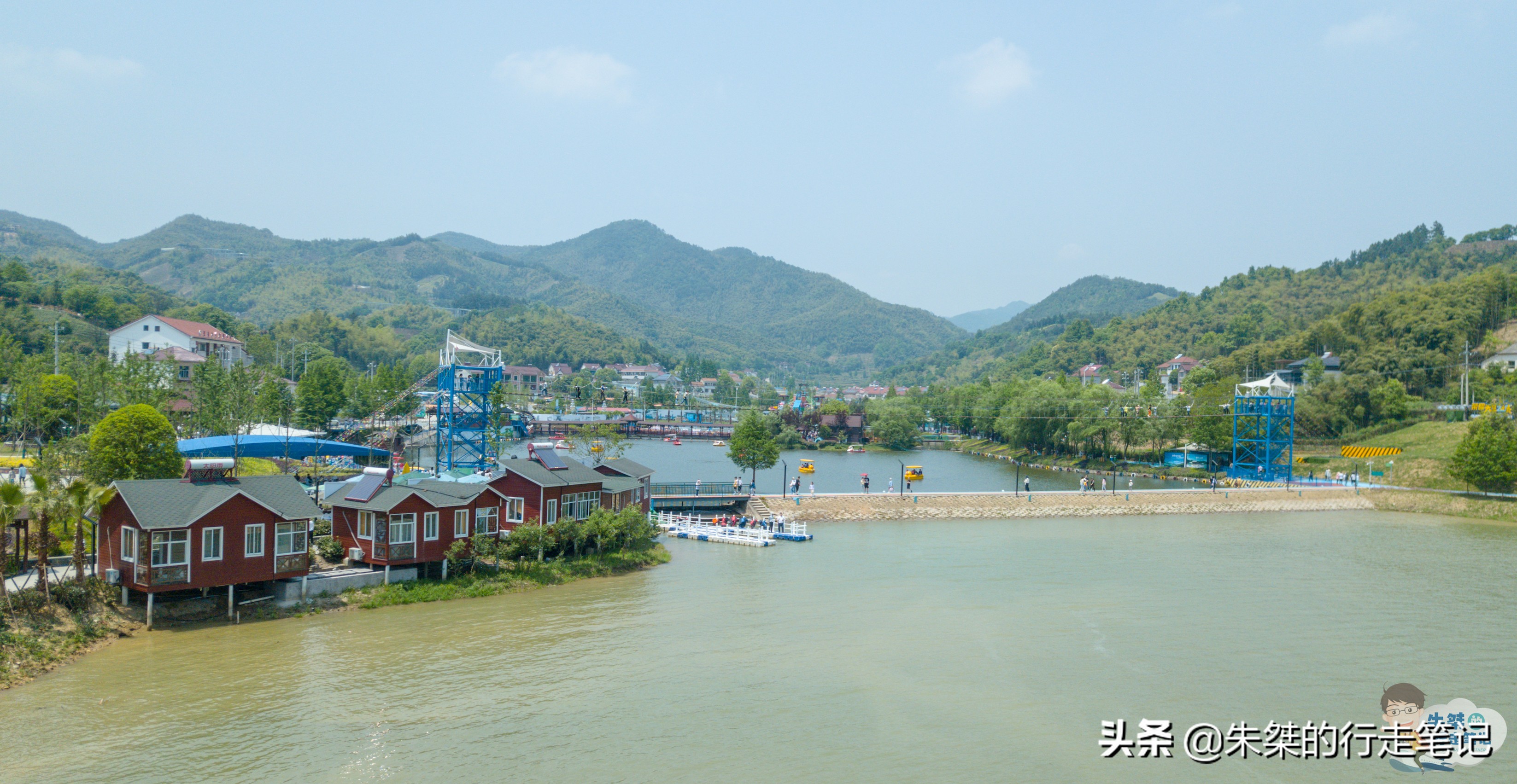 The most special tourist resort in Anji, with sunny beaches without sea ...