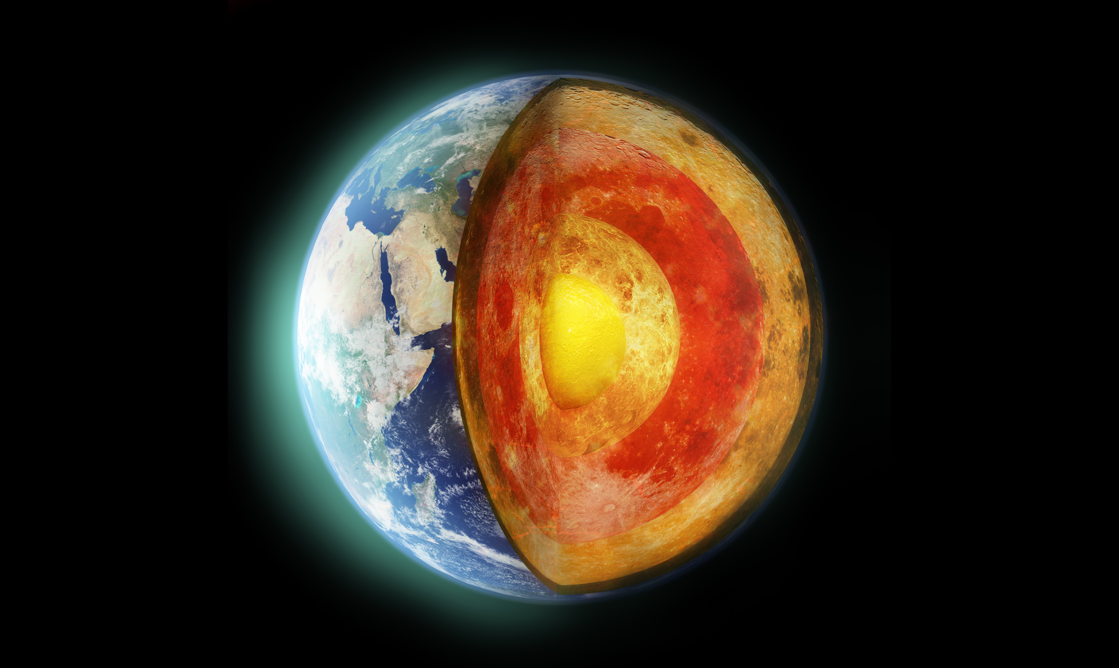 The entrance to hell? The deepest hole on earth, some people say that ...