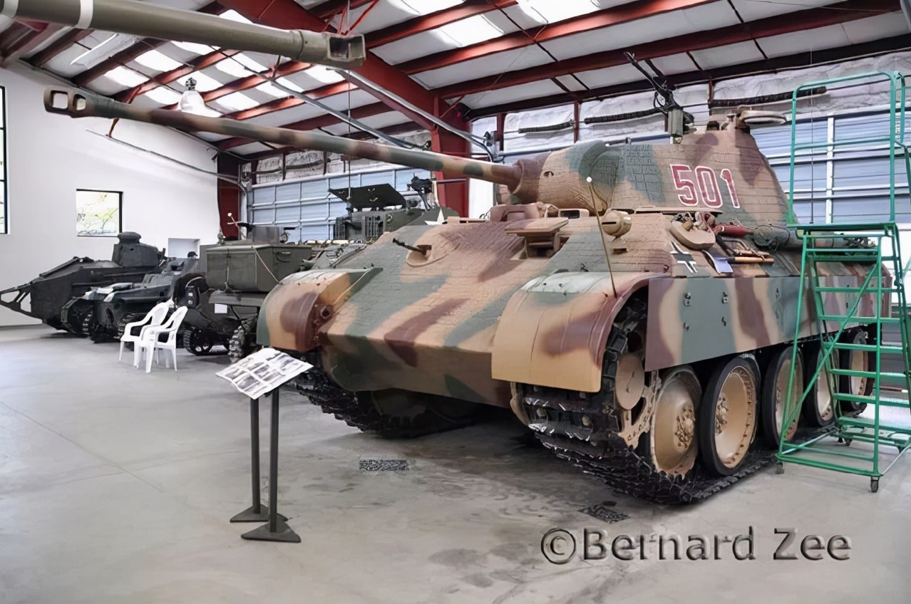 Get into the best-preserved German "Black Panther" medium tank in World ...