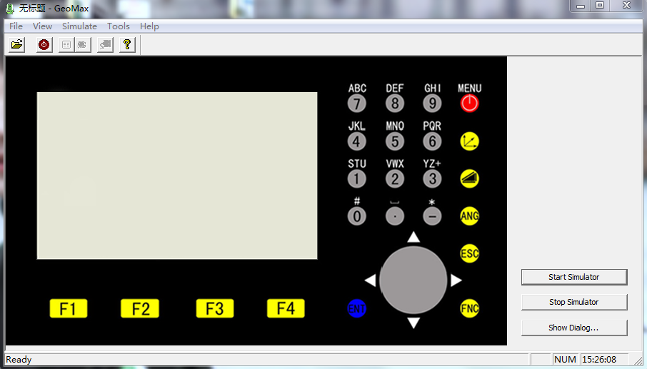 Multi-model total station simulator, there is a computer to practice ...