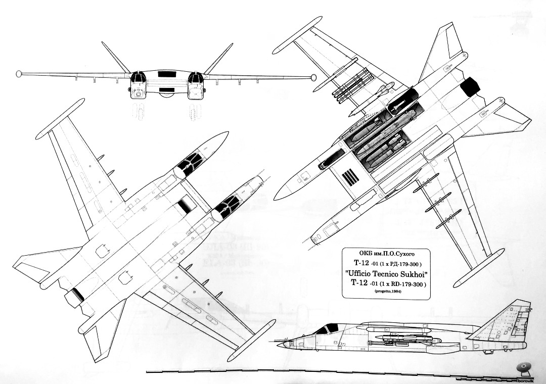 Sukhoi T-12 double-headed dragon, the most violent aesthetics of the ...