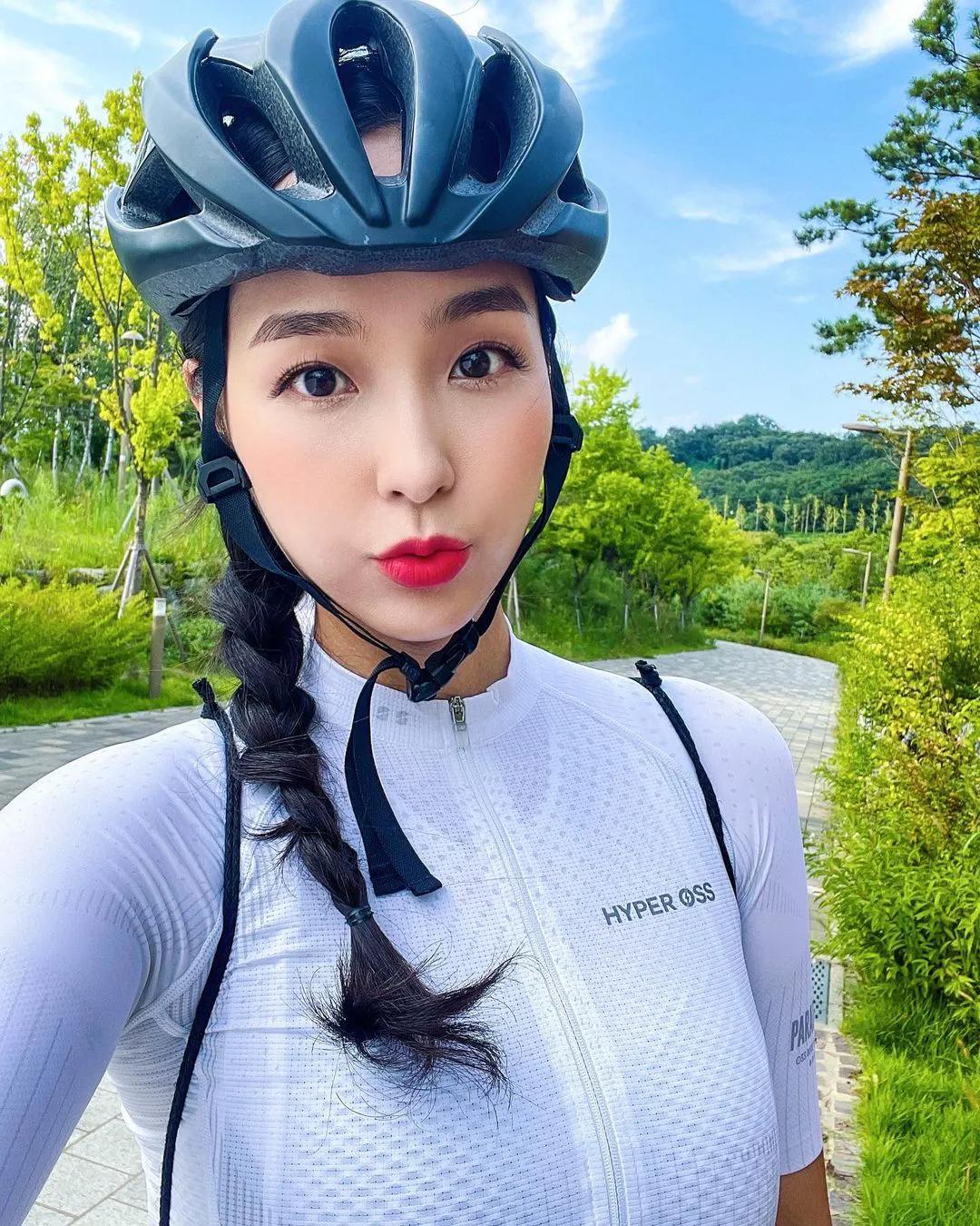 The most temperamental cyclist, beautiful Jenny Min Rho from Korea - iNEWS