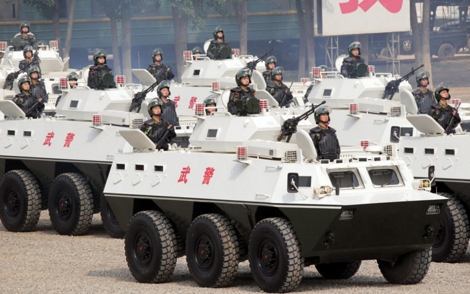 The 14 mobile divisions of the Armed Police and the Traffic Force of ...