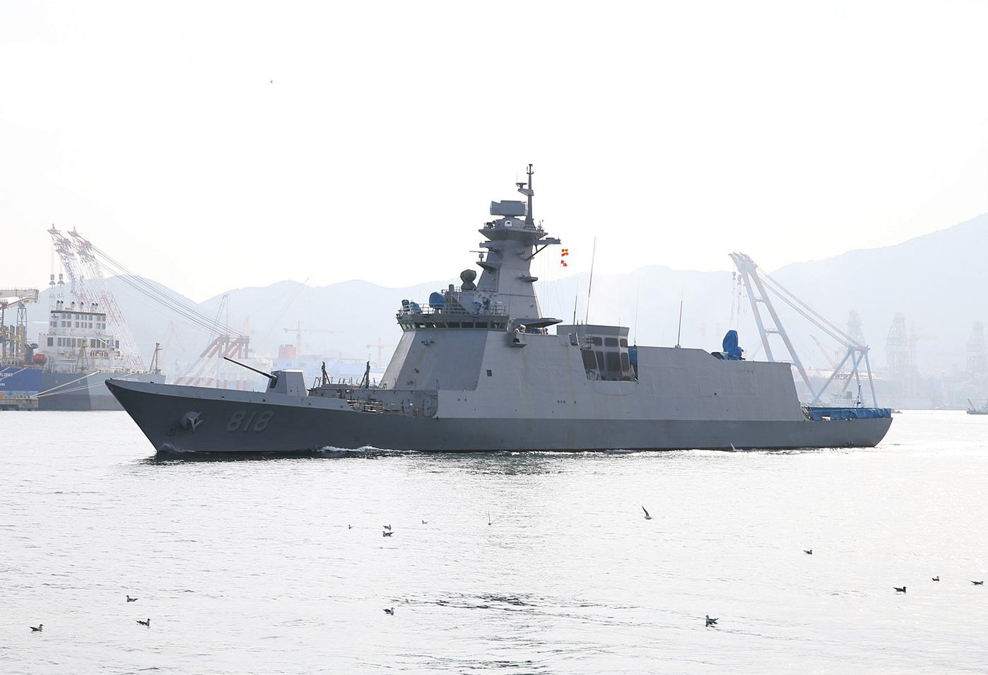 The new guard of the South Korean Navy's offshore waters - the "Daegu ...