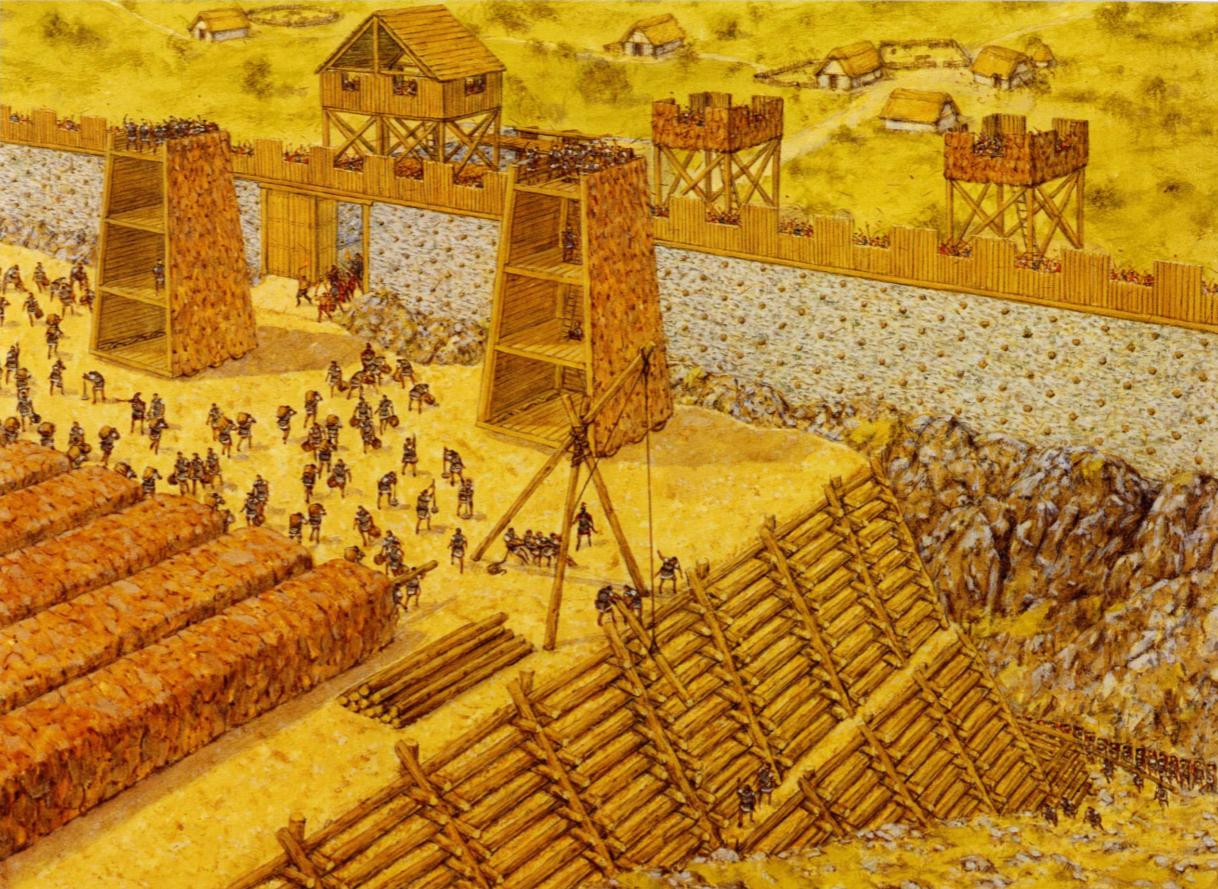 What role did the establishment of military border defenses play in the ...