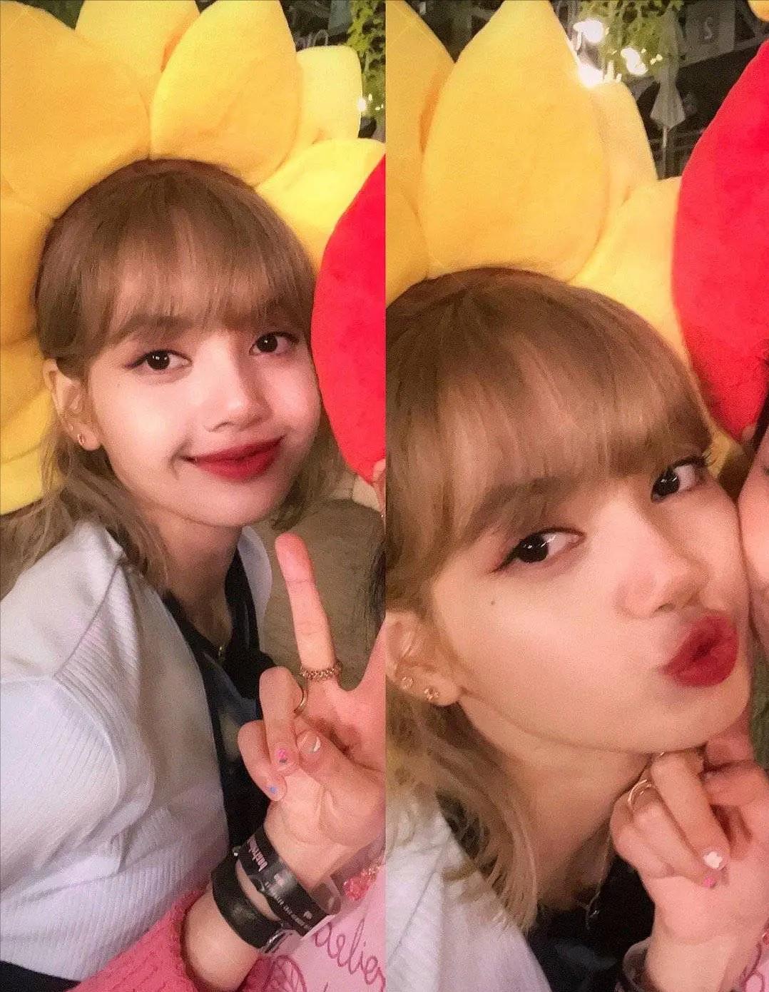 "Litchi" CP hair candy: LISA Ji Soo takes a close selfie with her face, and accidentally reveals ...