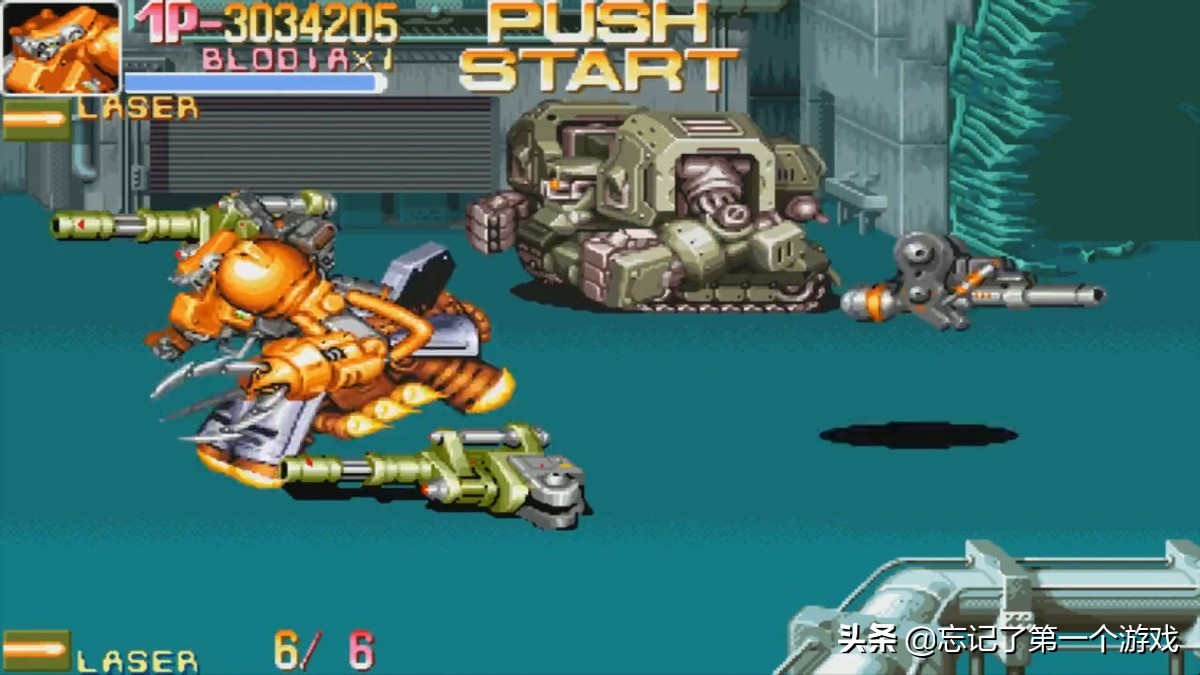 The arcade "Armored Warrior", the heavy metal game of those years, is ...