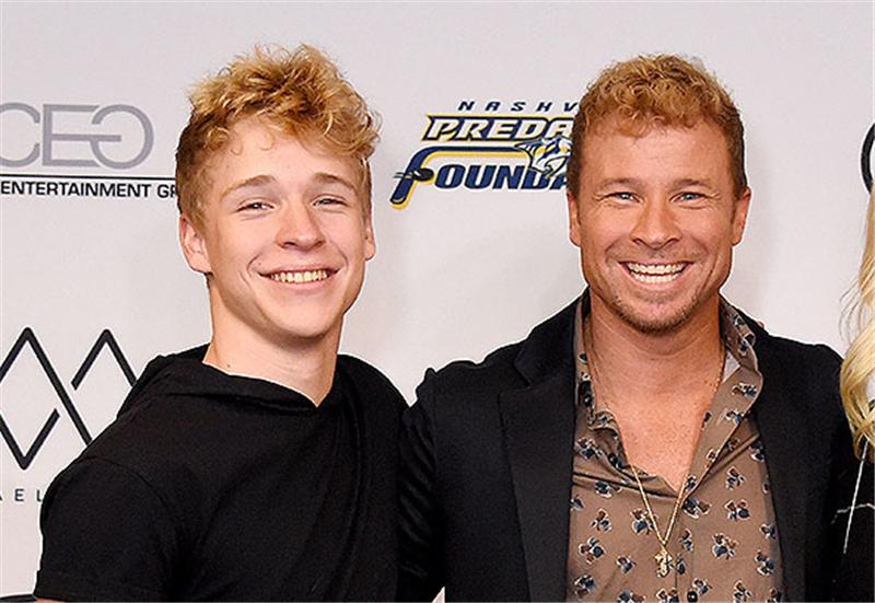 The backstreet boy has a successor, the lead singer Brian's son is 18 ...