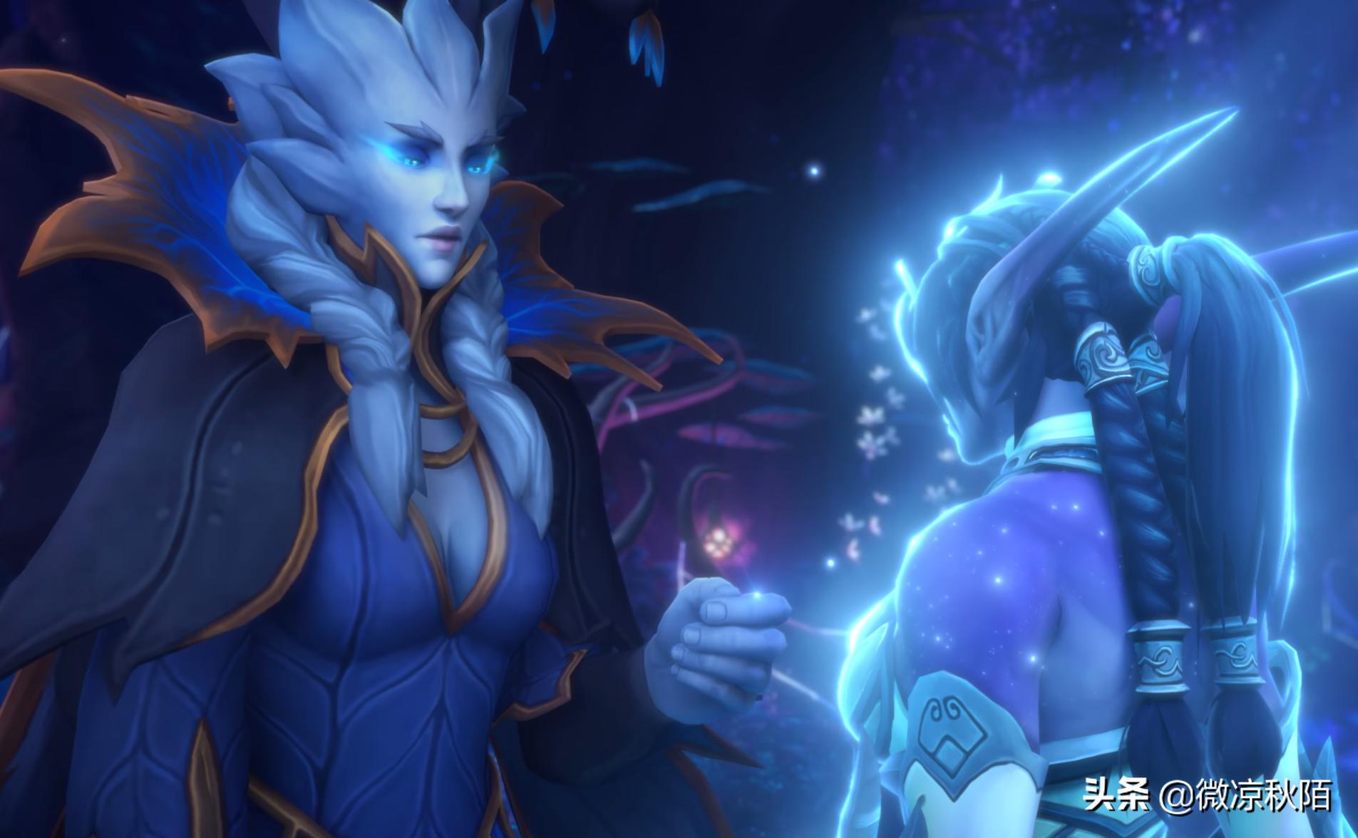 World of Warcraft: Elune "blackened", sit and watch Teldrassil burned ...