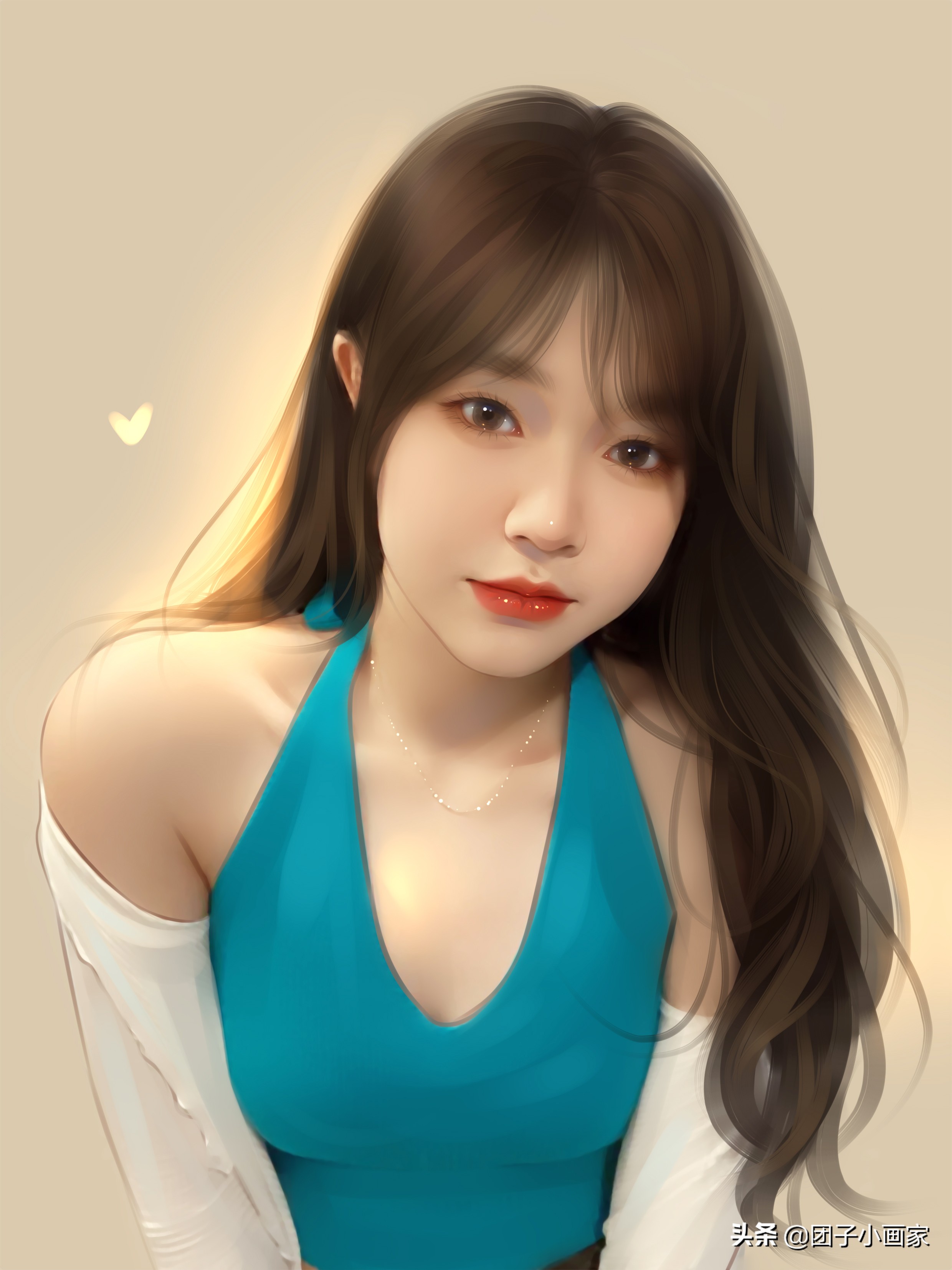 Change your avatar, the 30-year-old woman is noble and elegant, with a ...