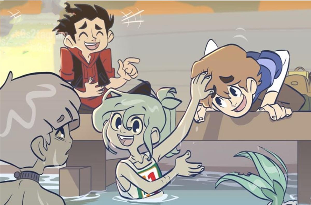 The little mermaid's brother finally showed up, but he seems to have ...