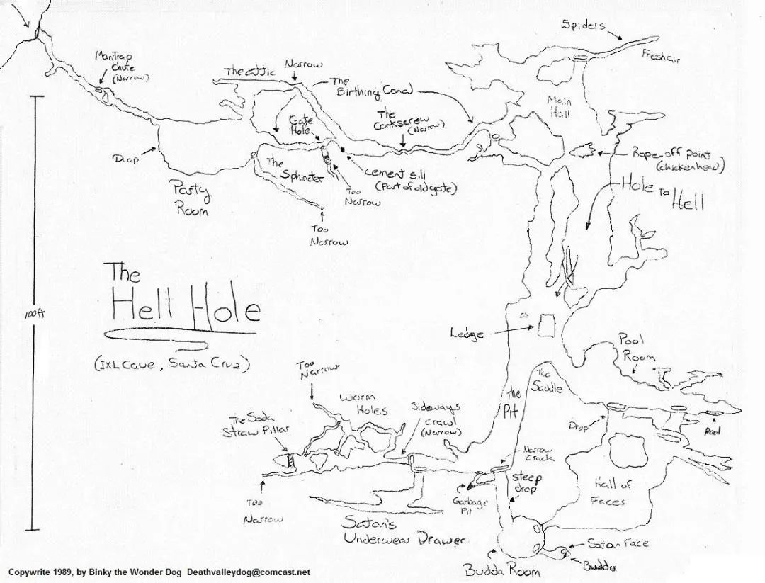 A mysterious map brings a large number of visitors to the Hell Cavern ...