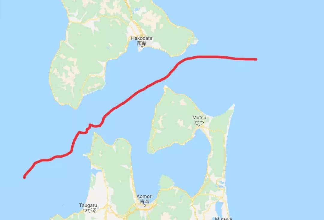 The narrowest point is only 19 kilometers! Why is Tsugaru Strait in ...