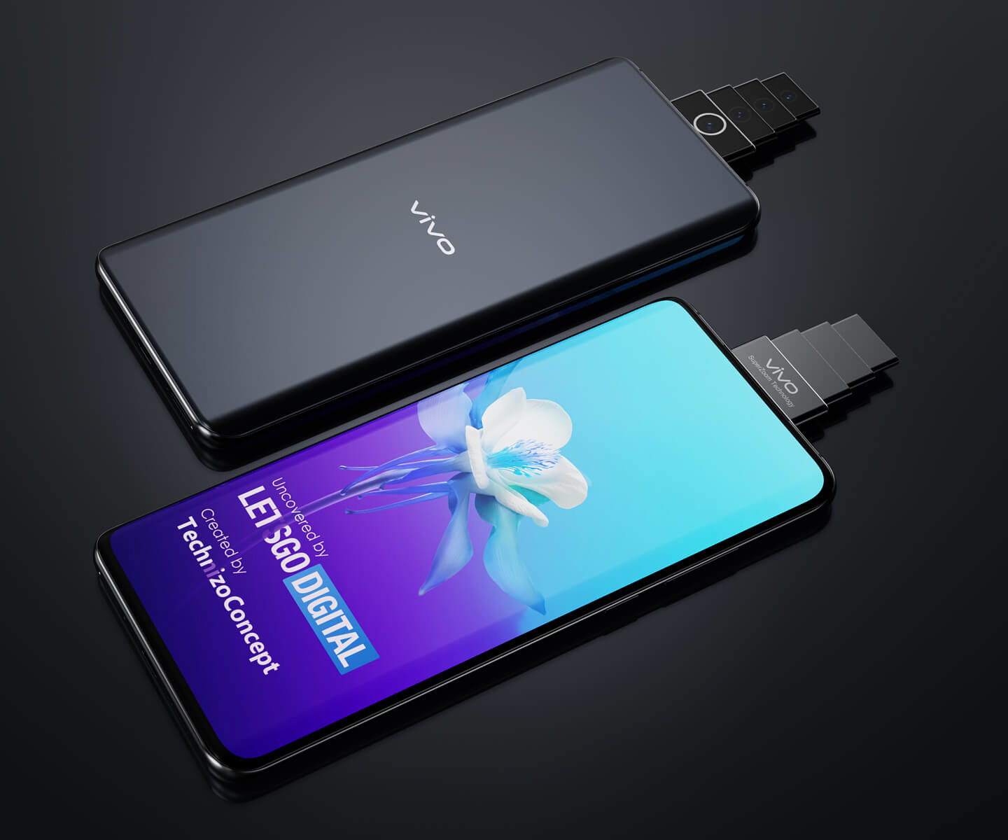 Vivo pop-up rear camera mobile phone patent exposure: using trapezoidal ...