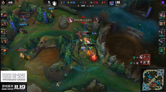 LOL-S11小組賽：Ale劍姬怒砍三殺主宰團戰，LNG大優勢輕取TL - 資訊咖