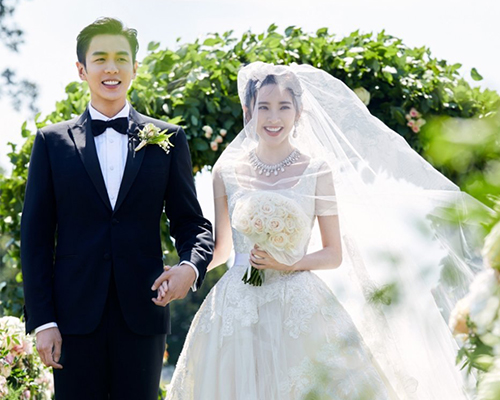 The wedding dresses of Tan Songyun, Yang Zi, Tang Yixin, Jin Chen and ...
