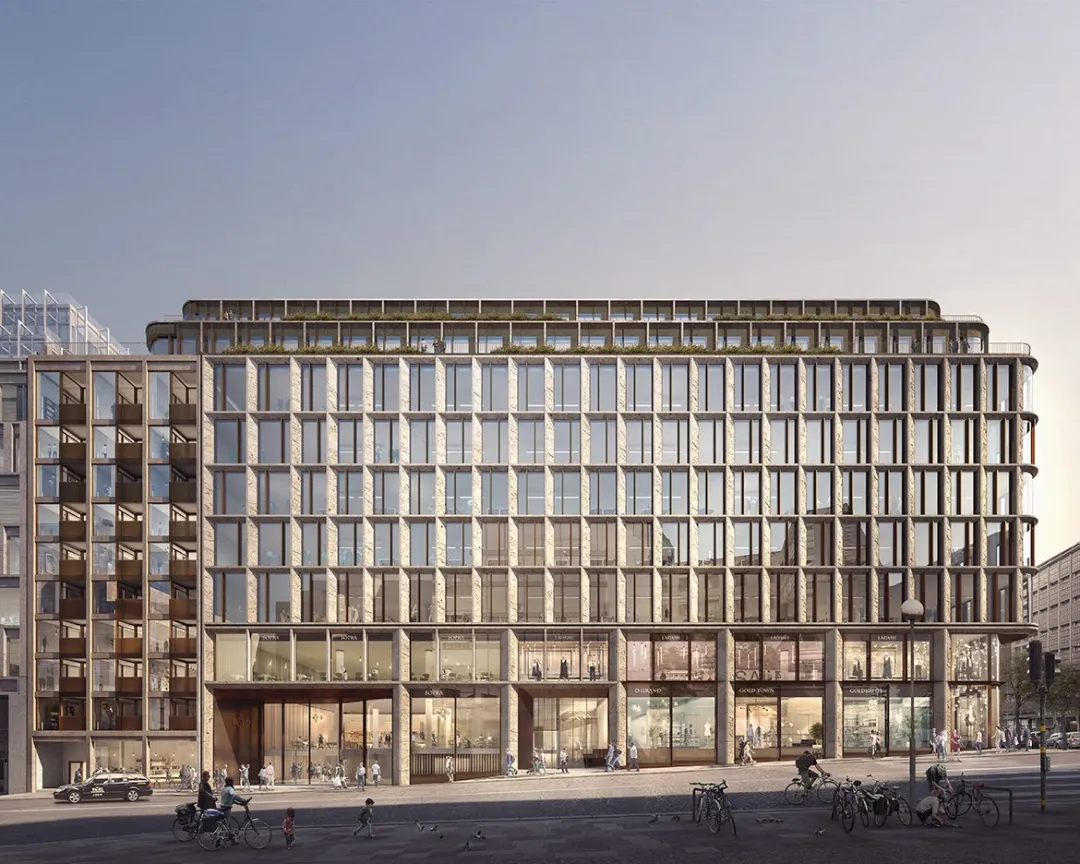 斯德哥尔摩Hästen 21商业综合体 | SHL建筑事务所 - 景观网