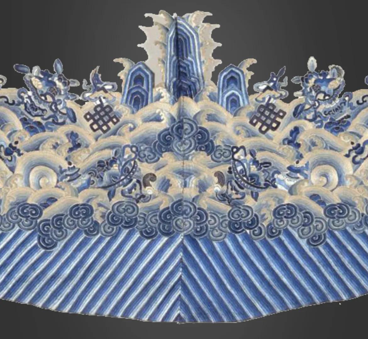 What are the decorations on the hem of ancient dragon robes and ...