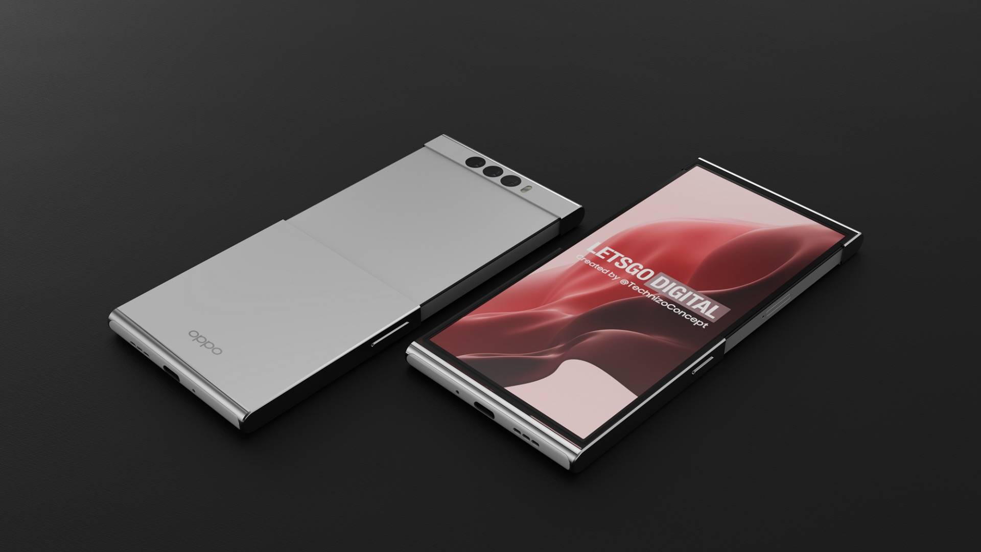 Use a vertical scroll screen to completely eliminate creases!OPPO new ...